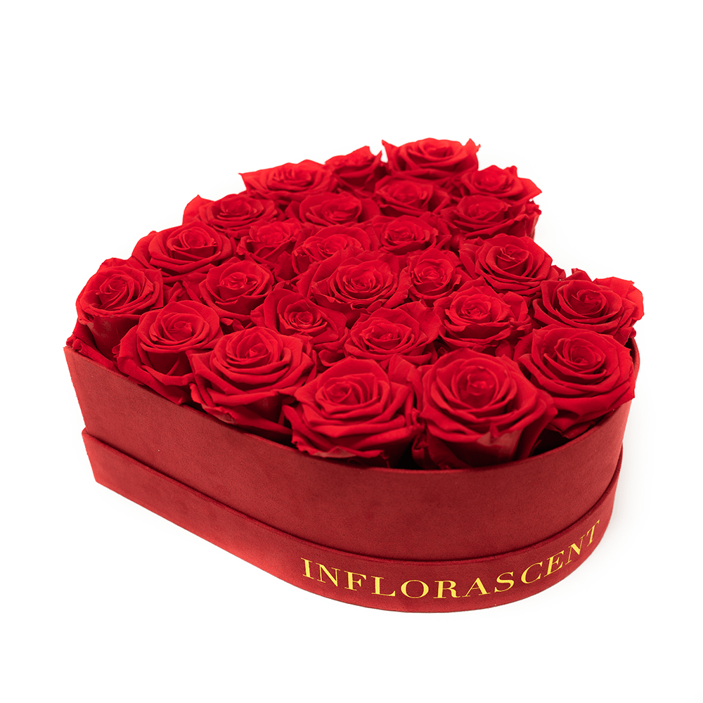 Infinite Heart Box | Real Roses That Last A Year – Inflorascent Floral Co.