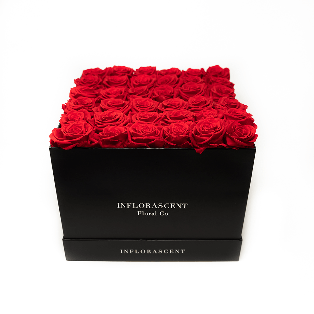Classic Large Square | Real Roses That Last A Year – Inflorascent ...